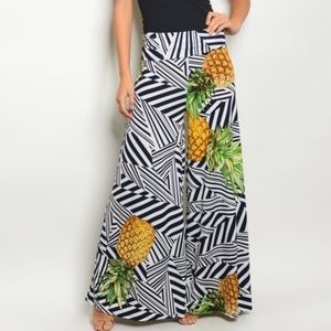 Pants & Jumpsuits | Pineapple Palazzo Pants | Poshmark